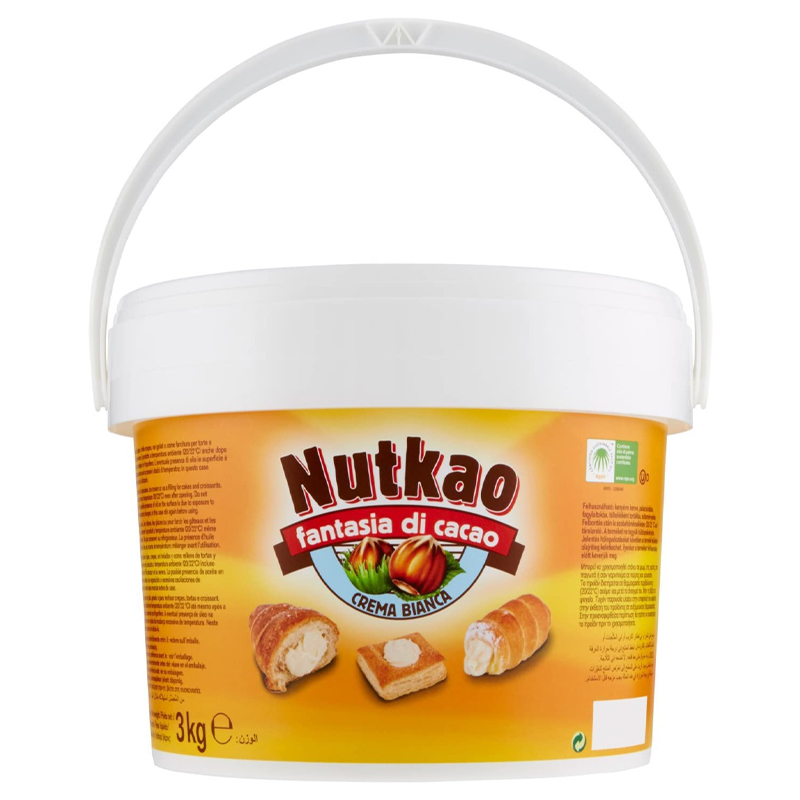 NUTKAO Crema bianca da farcitura 3kg - Il Mio Store